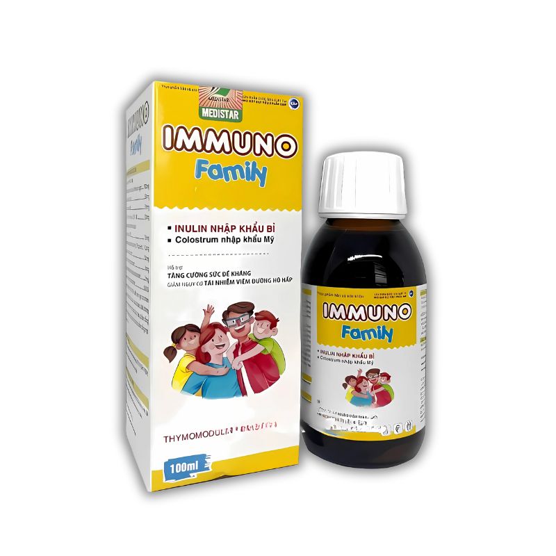 Immuno Family Siro Tăng Cường Hệ Miễn Dịch Cho Trẻ Em
